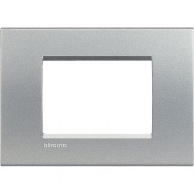 Bticino LNA4803TE living light placca quadra 3 posti in plastica colore ...