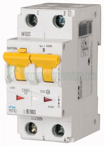 Bticino GC8230AC10 interruttore magnetotermico differenziale 2 poli 10A-In30MA classe "AC" P.I ...