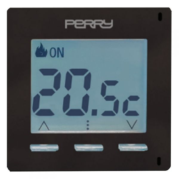 Perry 1TITE002 termostato elettronico incasso 2 moduli Estate-Inverno compatibile per serie ...